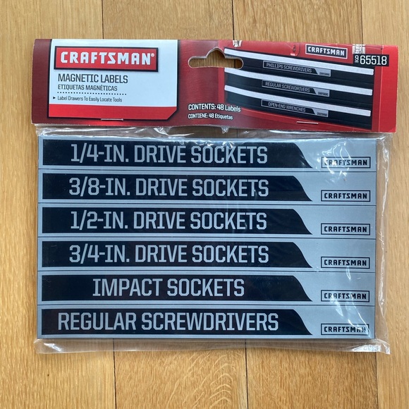 craftsman | Storage & Organization | Craftsman Magnetic Labels 6658 ...
